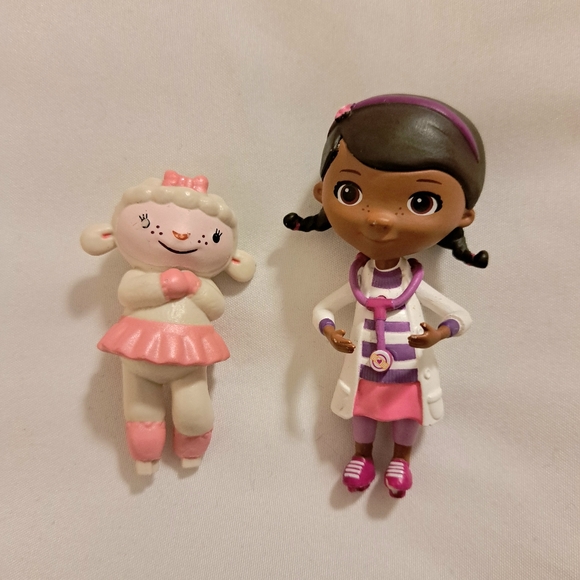 Disney | Toys | Disney Juniordoc Mcstuffins Lambie Plastic Action Figures Lot Of 2 | Poshmark